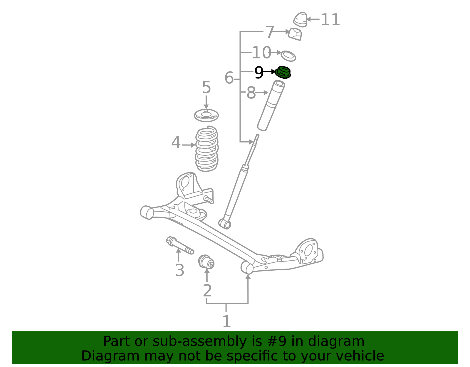 90080-94196 - High-Quality Shock Mount Insulator for 2004-2020 Toyota ...