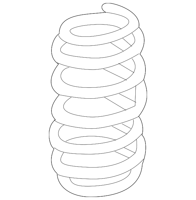2011-2014 Toyota Sienna Coil Spring (Left, Right, Rear) 48231-08021 ...