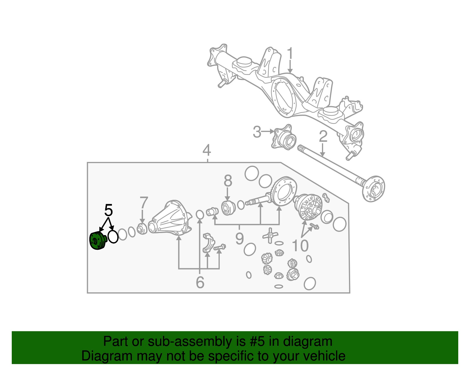 Genuine Toyota Companion Flange part# 41204-35100 for 2002-2015 Toyota ...