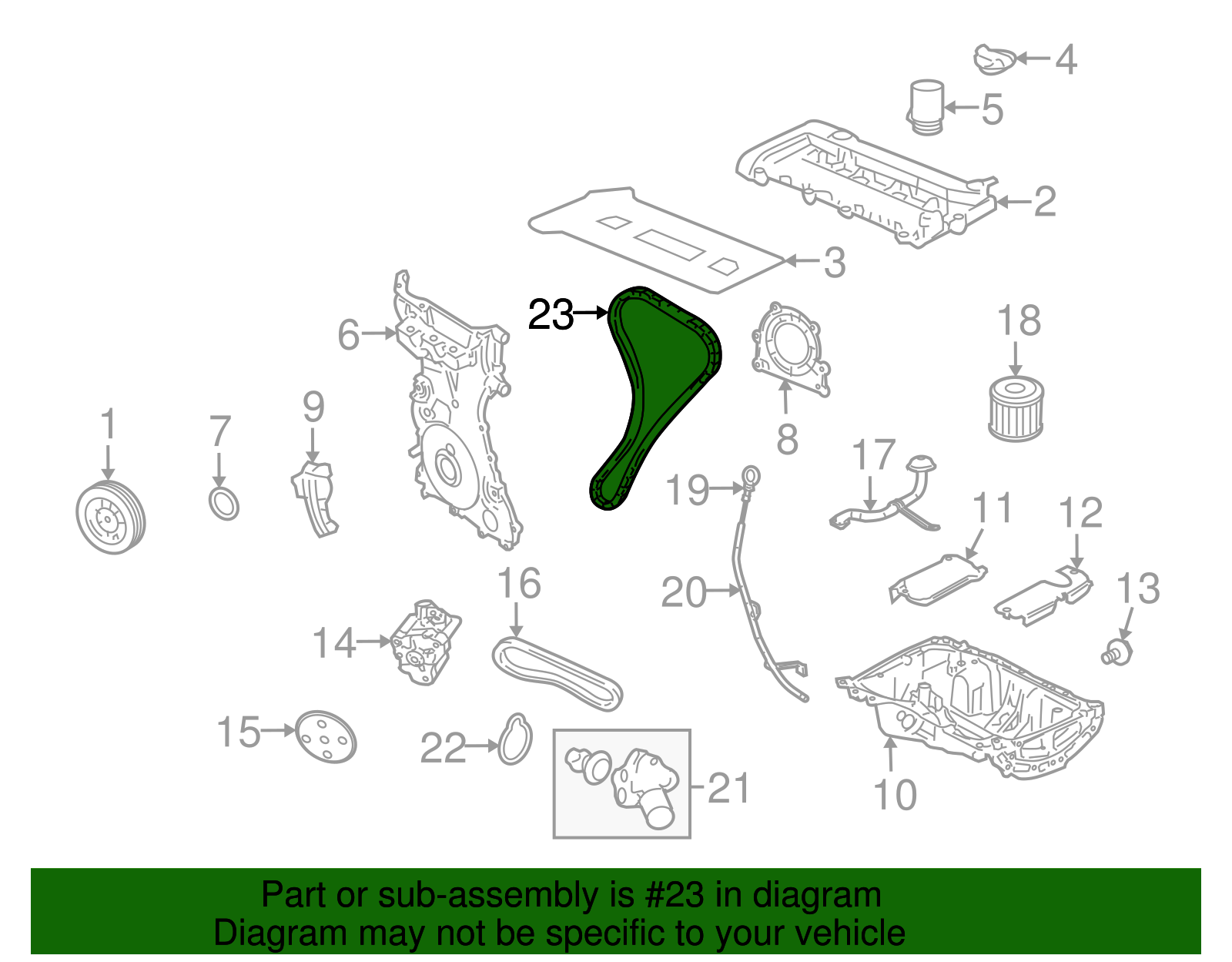 3L8Z-6268-AA - Ford Timing Chain 2003-2008 Ford | Performance Auto Parts