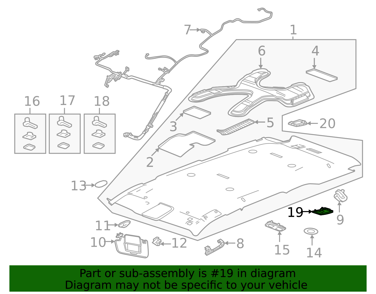 84924000 - Seat Belt Bezel 2021-2025 GM | GM Parts Center