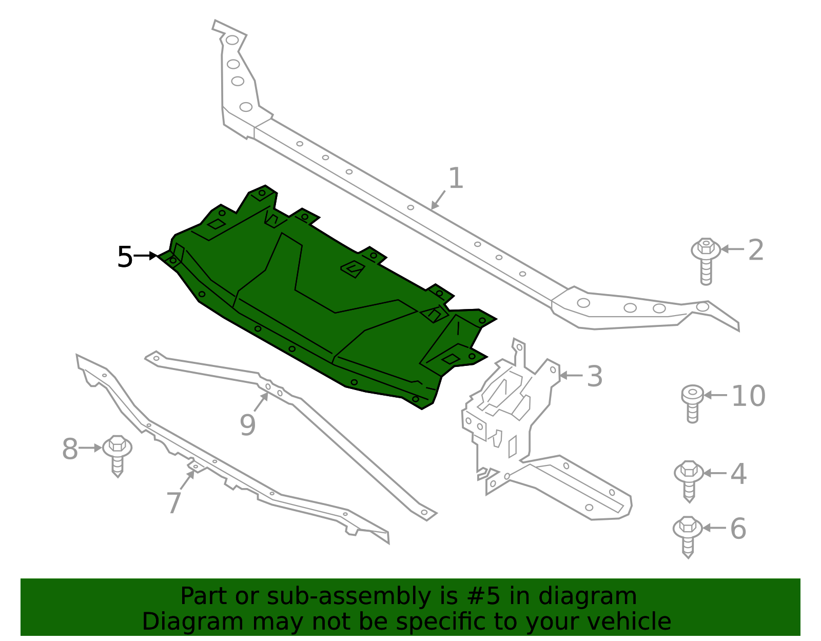 2019-2025 BMW Z4 Cross-Member 51-64-7-436-781 | BMW Parts Online Hub