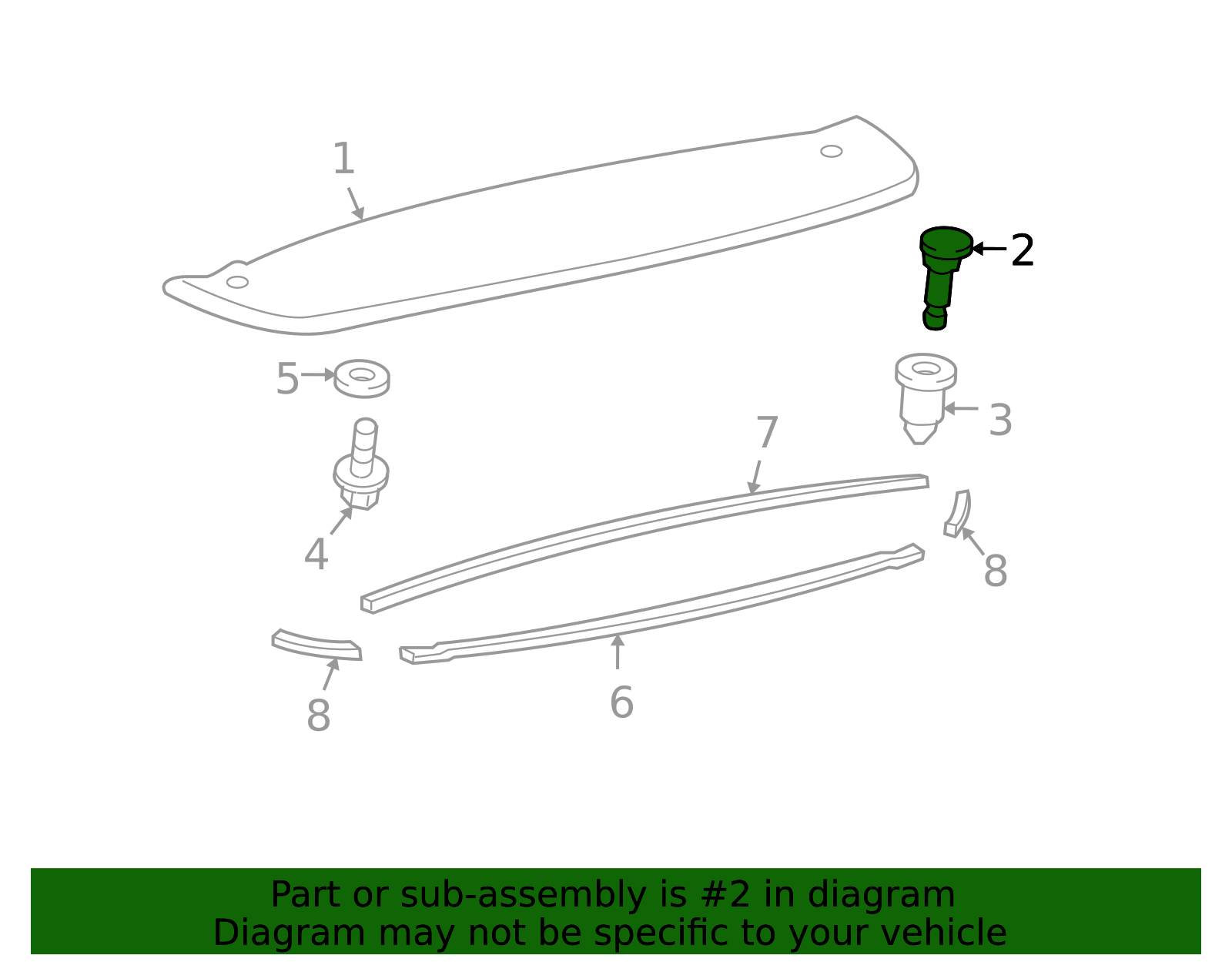 76879-58010 - High-Quality Spoiler Clip for 2009-2013 Toyota Matrix ...