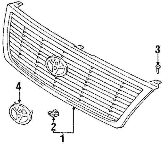 Toyota Grilles For Sale | OEM Genuine Toyota Parts