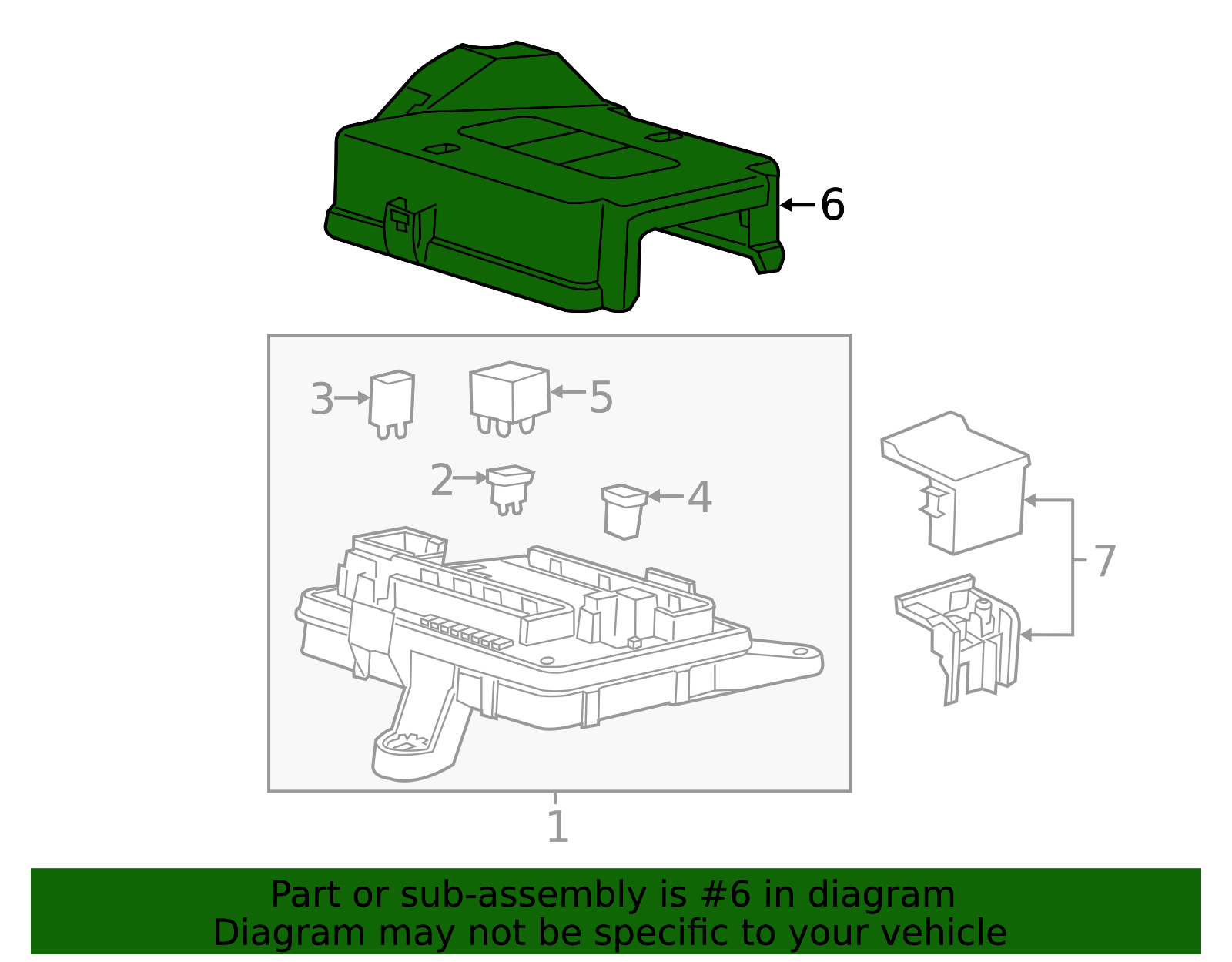 2019-2021 Chevrolet Camaro Rear Body Fuse Block Cover 84524522 ...