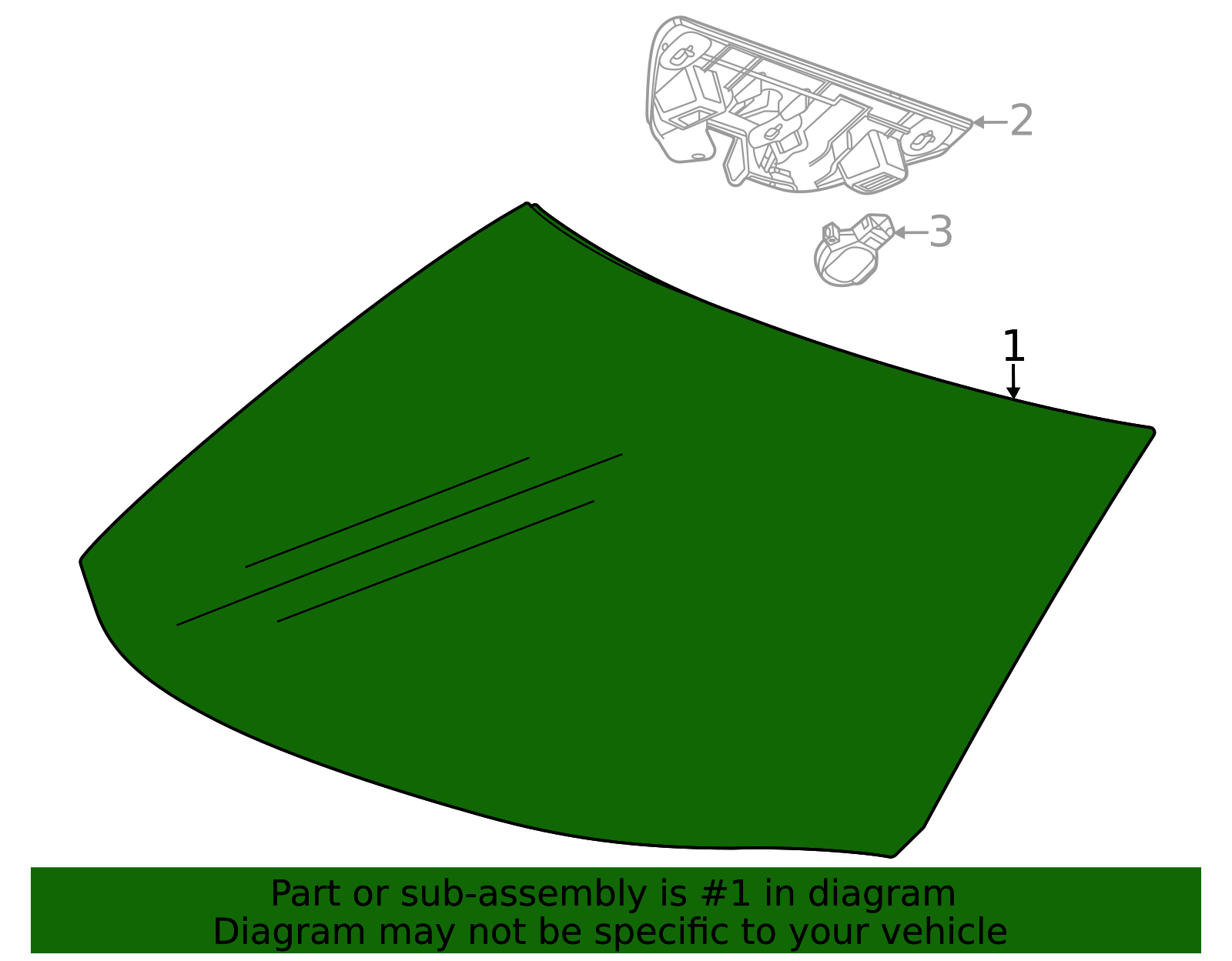 Genuine OEM GM Part - Windshield 2020-2023 Chevrolet Corvette 84866103 ...