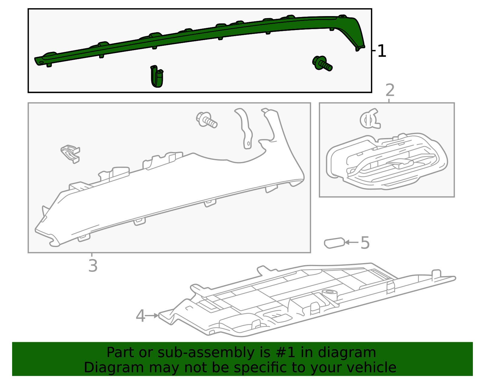 55476-30350-C0 - High-Quality Upper Trim for 2023-2025 Toyota ...