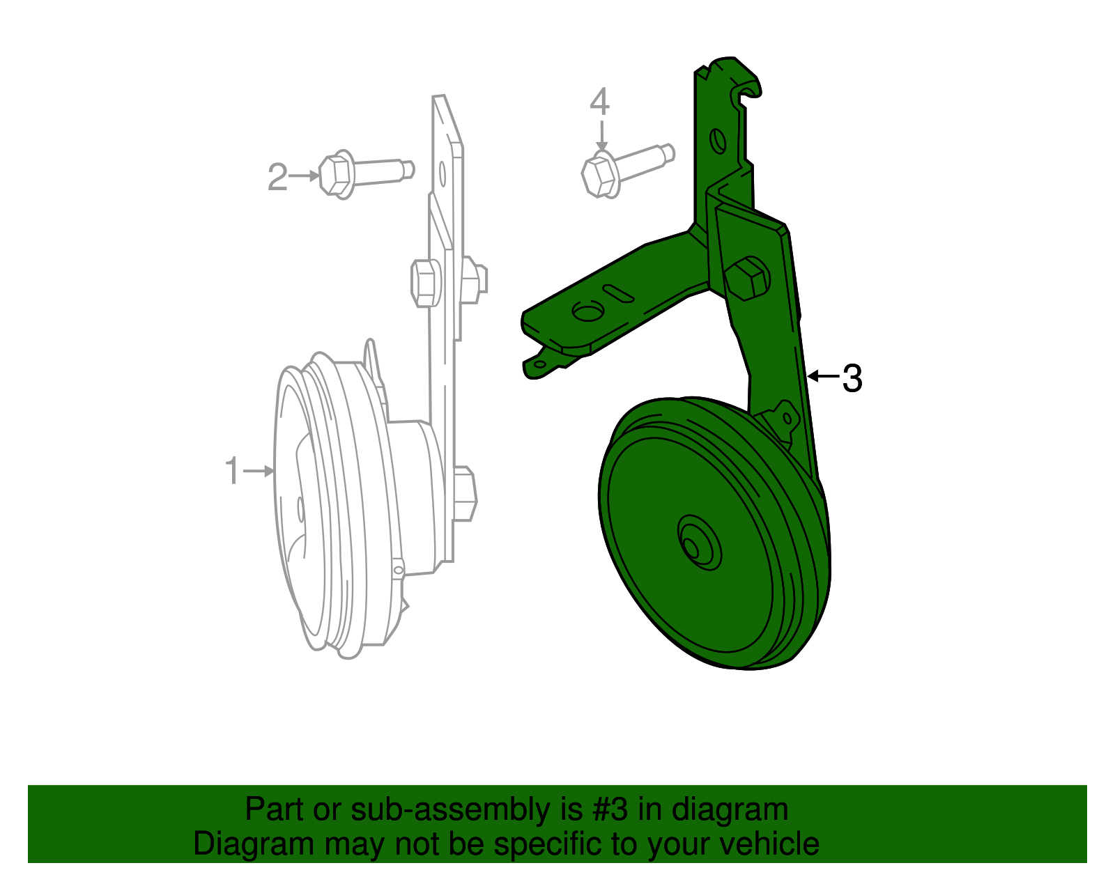 N243-66-790A - High-Quality Low Note Horn for 2016-2025 Mazda MX-5 ...