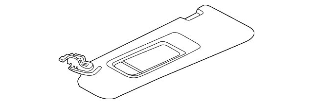 Genuine BMW 51-16-7-248-860 | Sun-Visor - Right | FREE Shipping on Most ...