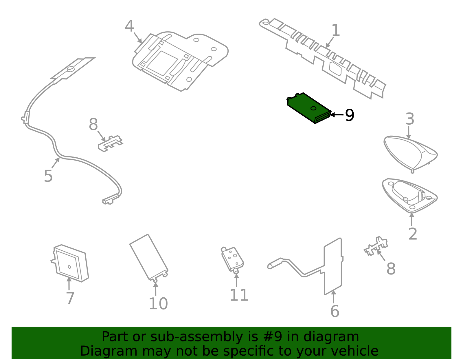65209273668 - Amplifier (65-20-9-273-668) | BMW of South Atlanta Parts