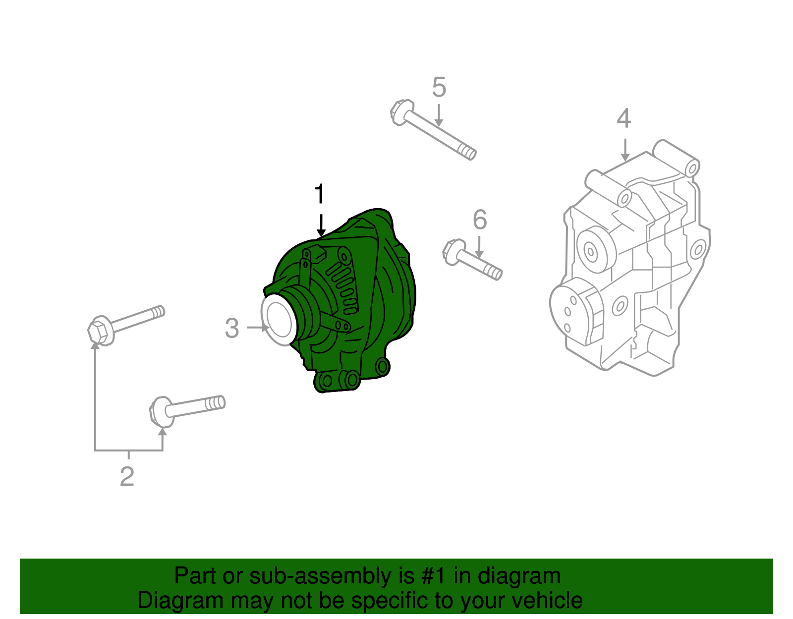 2010-2020 Land Rover Alternator LR124471 | OEM Parts Online