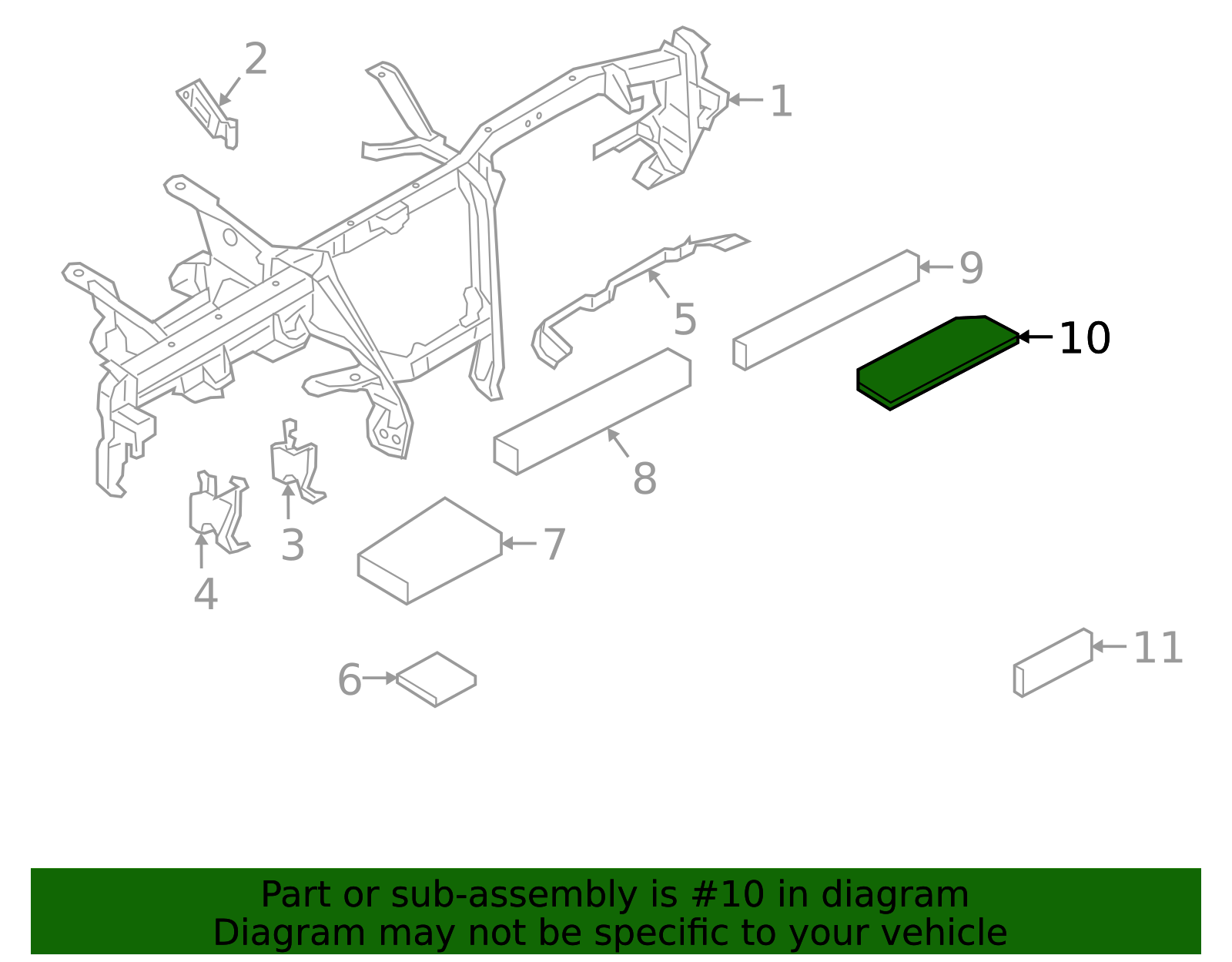 4N0-857-939 - Sound Absorber 2019-2025 Audi | Audi OEM Parts Guy