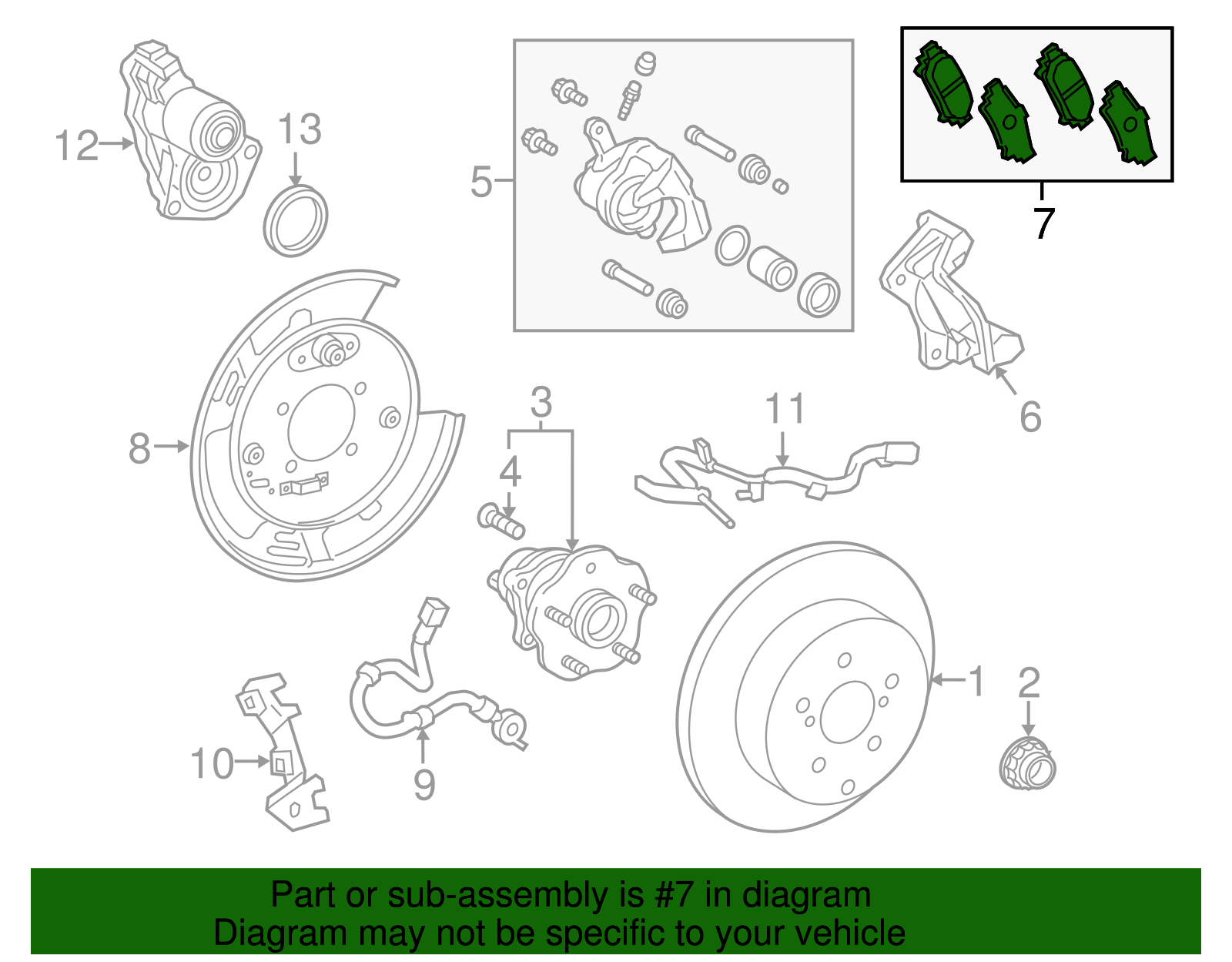 04466-0E060 - Brake Pads - 2016-2021 Lexus | My L Parts