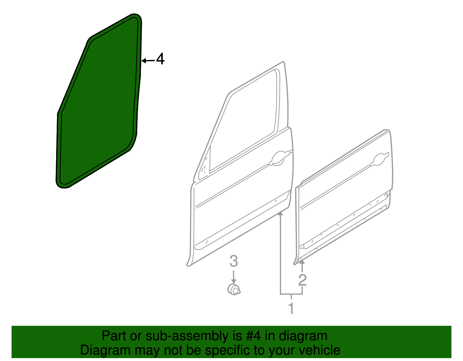 2005-2019 Land Rover Door Weather-Strip LR026448 | OEM Euro Parts