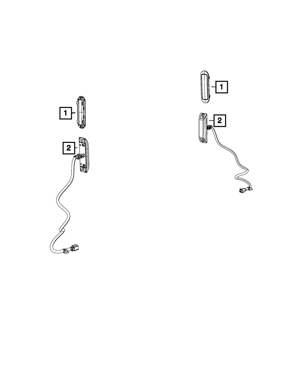 68618373AA - Lift-Gate Lamp, Left 2019-2026 Ram 1500 | The Official ...