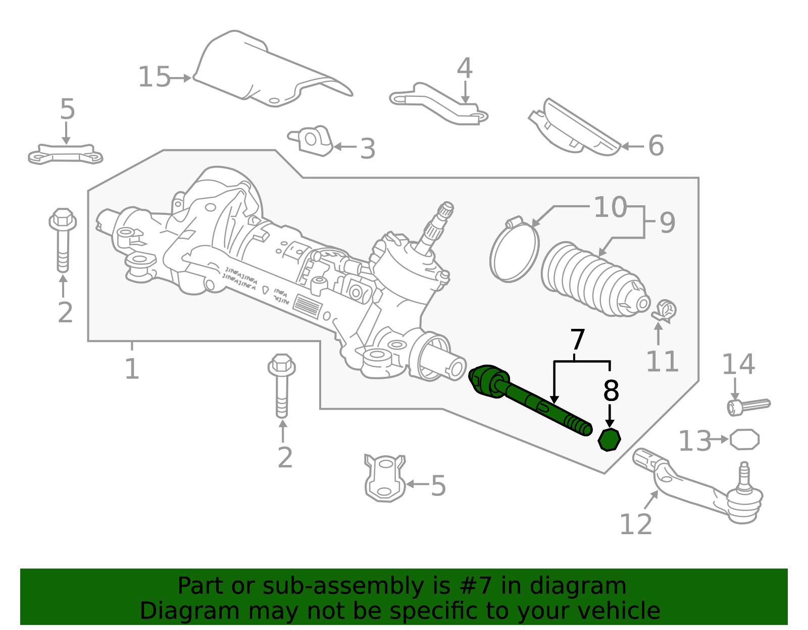53610-TVA-A01 - Inner Tie Rod 2018-2022 Honda Accord | Honda Parts Online