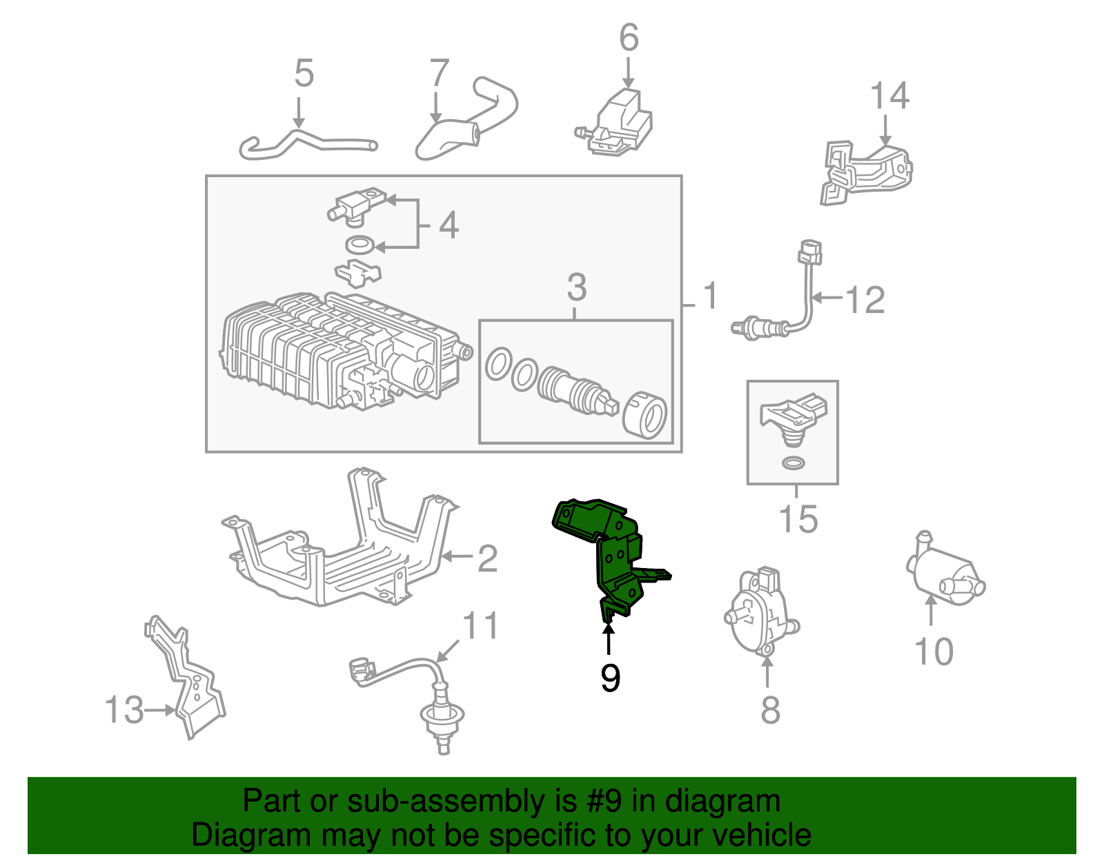 36161-R40-A00 - 2008-2015 Honda - Stay Purge Control Solenoid | Honda ...