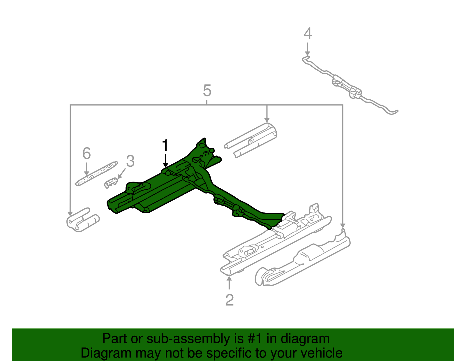 52-10-8-196-284 - Seat Adjuster - 1997-2003 BMW | BMW Parts Exchange