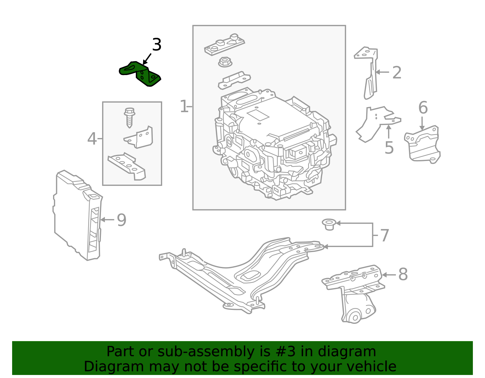 G925B-48040 - High-Quality Drive Motor Inverter Bracket for 2015-2016 ...