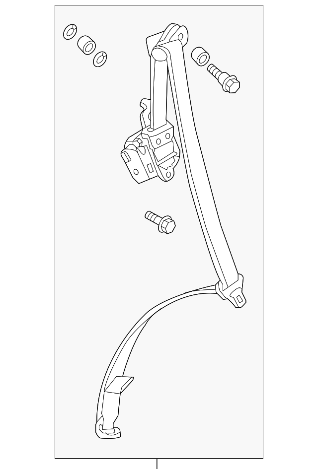 04828-T0G-A00ZD - Lap & Shoulder Belt 2015-2016 Honda CR-V | Honda ...