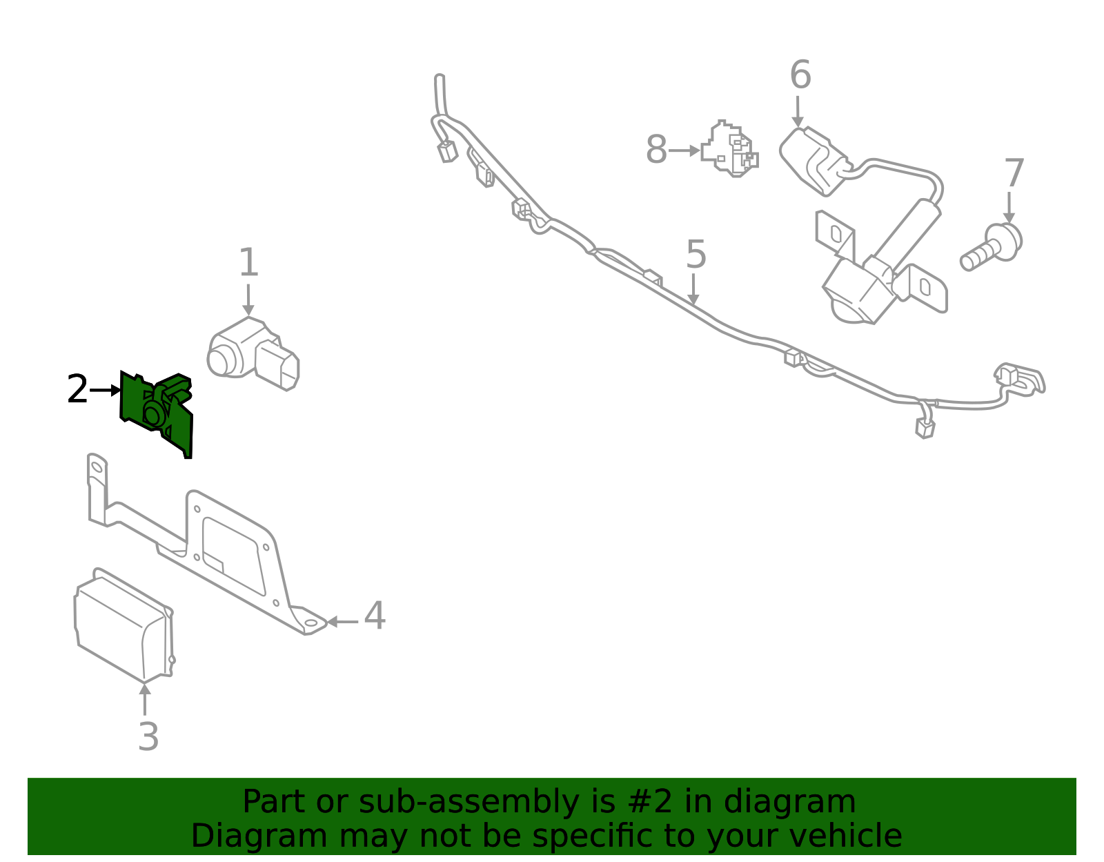 285335CA0A - Park Sensor Cover 2017-2022 Infiniti | Infiniti of Orland Park