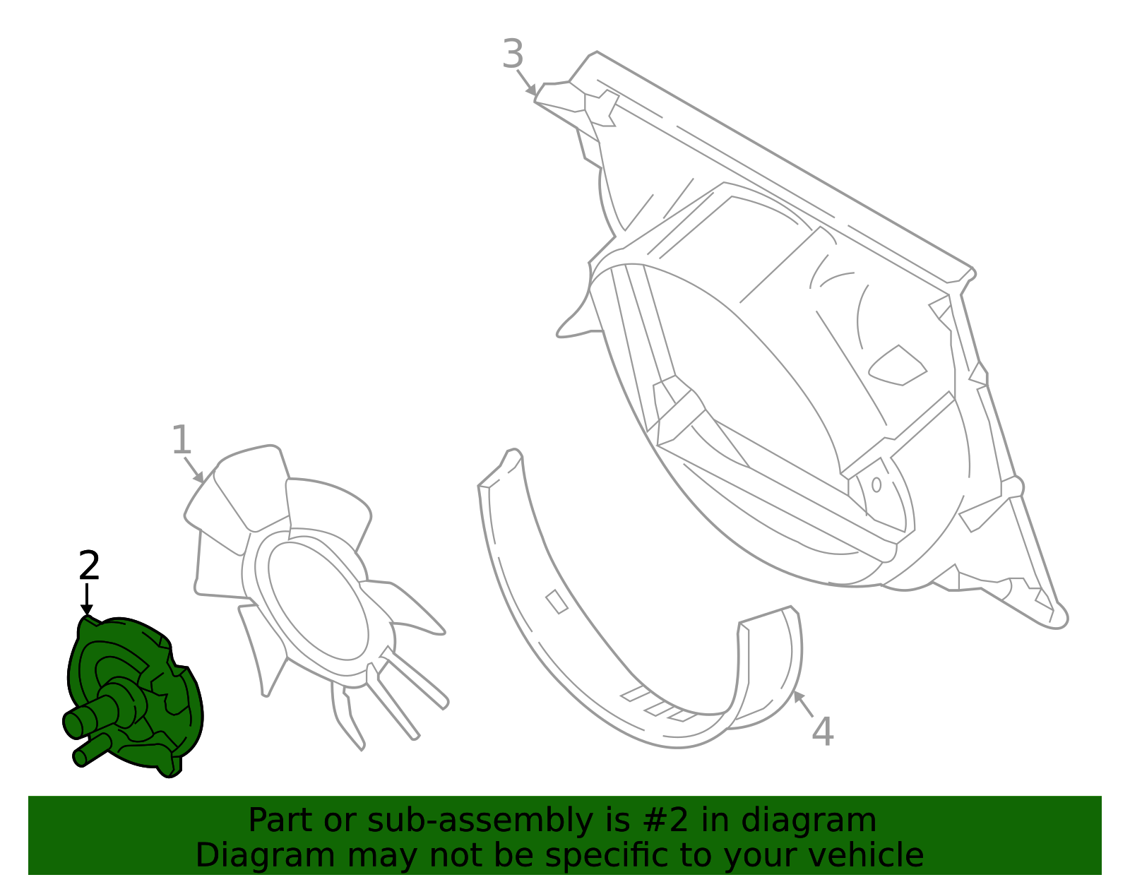 LC3Z-8A616-B - Fan Clutch - 2020-2025 Ford | Lasco Auto Parts