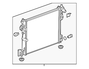2016-2020 Cadillac CT6 Radiator 84215228 | Shop Matick Buick GMC