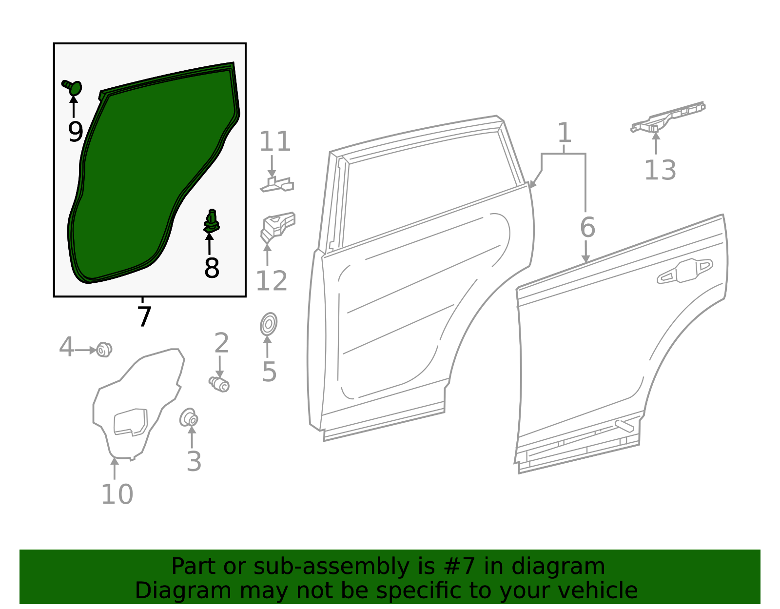 2022-2024 Toyota Corolla Cross Door Weather-Strip 67871-0A050 | Toyota ...
