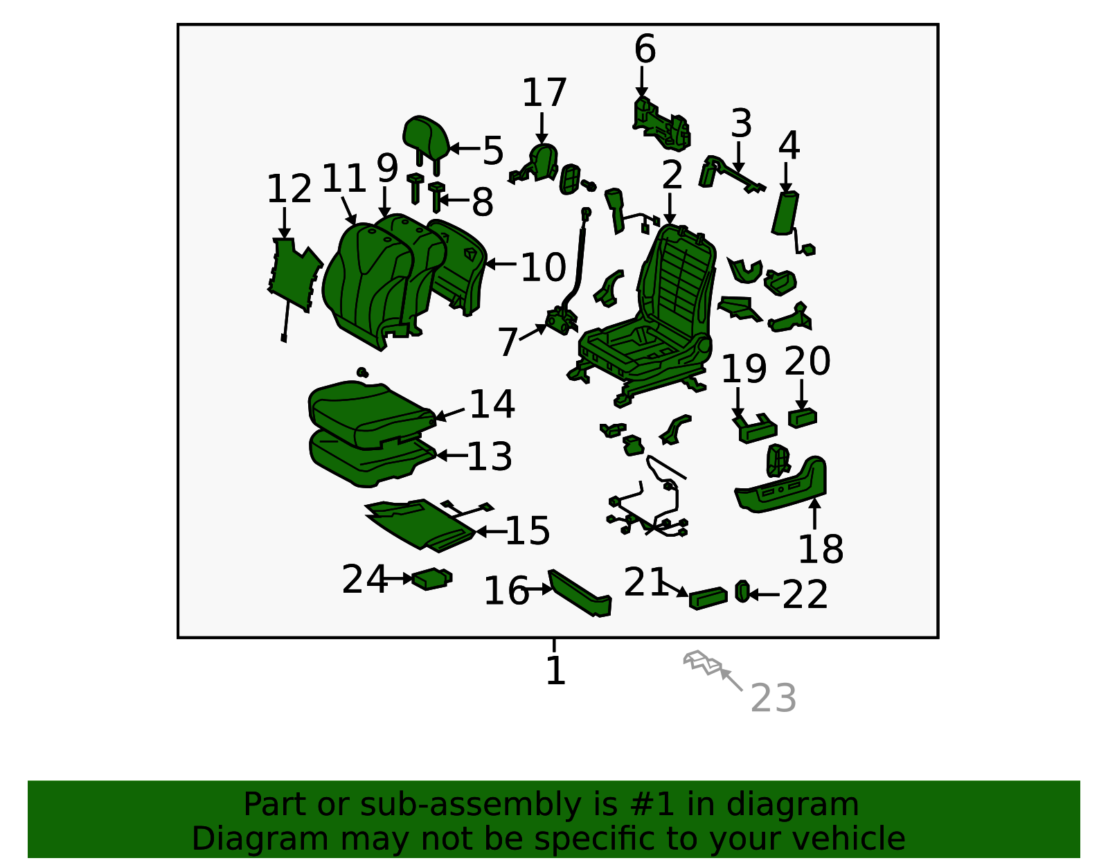 71200-0T021-B0 - Seat Assembly - 2012 Toyota Venza | OEM Genuine Toyota ...