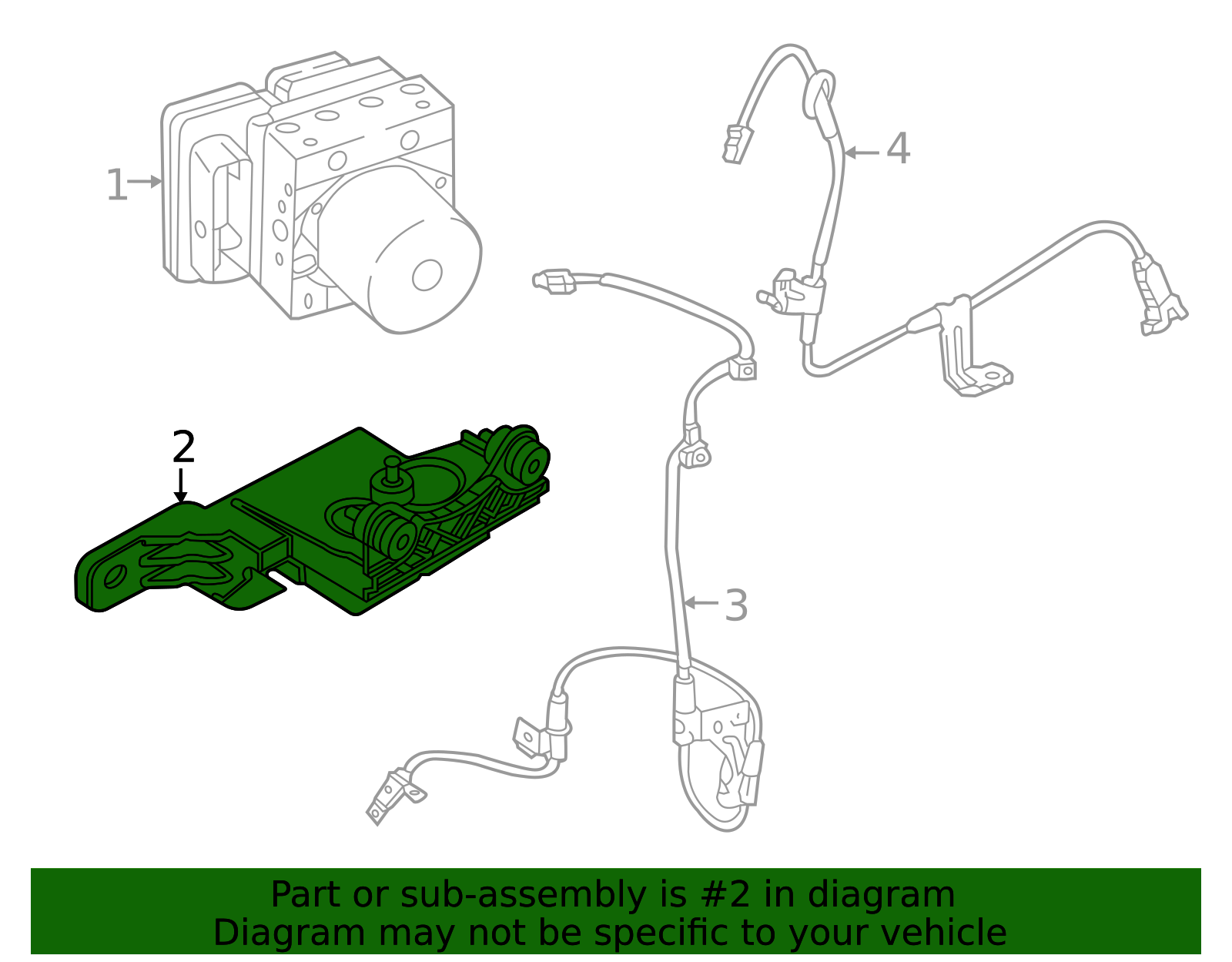 58920-AA500 - High-Quality ABS Modulator Bracket for 2021-2025 Hyundai ...
