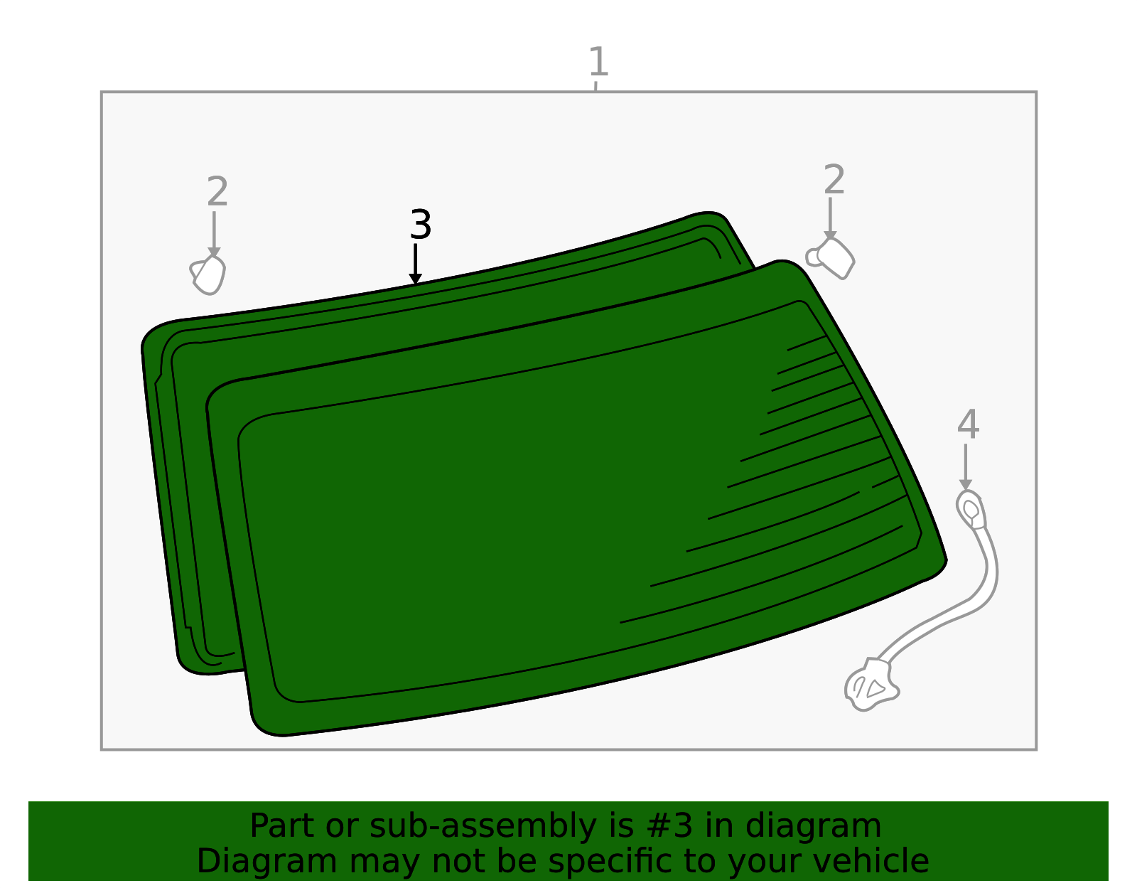 Genuine Official Toyota Lift-Gate Reveal Molding part# 64813-48010 for ...