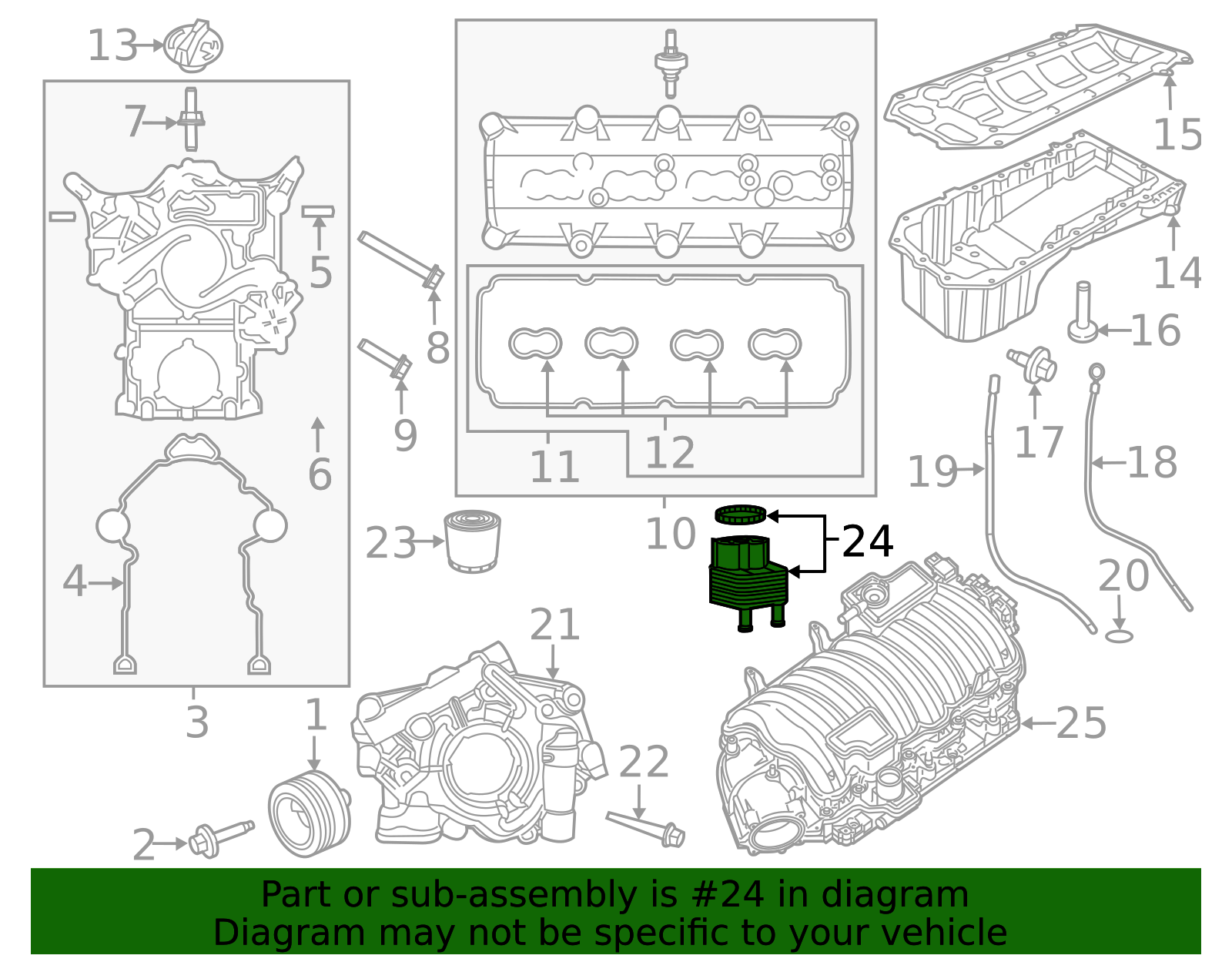 2011-2024 Mopar Oil Cooler 05037523AB | Mopar Parts Canada
