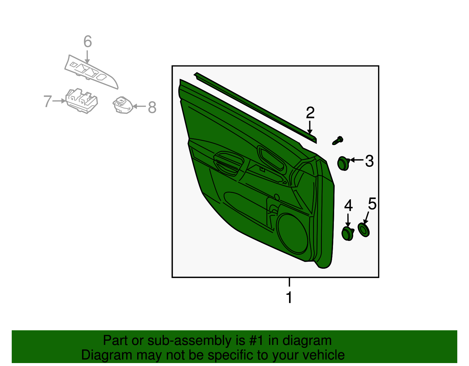 2007-2009 Mazda 3 Trim Panel Assembly BAN7-68-45YD-02 | Mazda Parts Deals