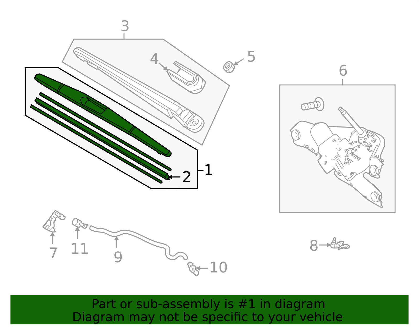 2022-2025 Acura MDX Wiper Blade 76730-TYA-A01 | OEM Parts Online