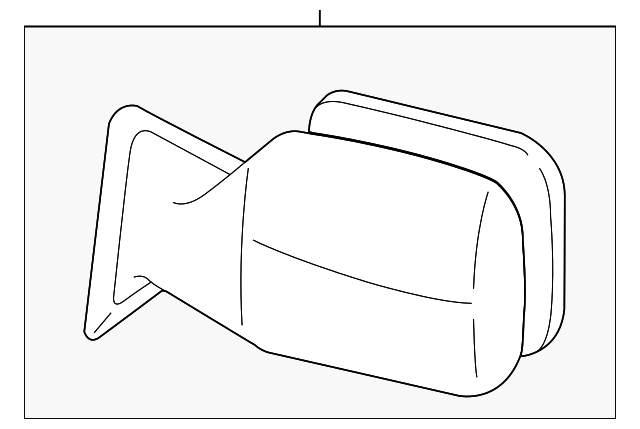 2005-2007 Toyota Land Cruiser Mirror Assembly - Dark Gray - Right ...