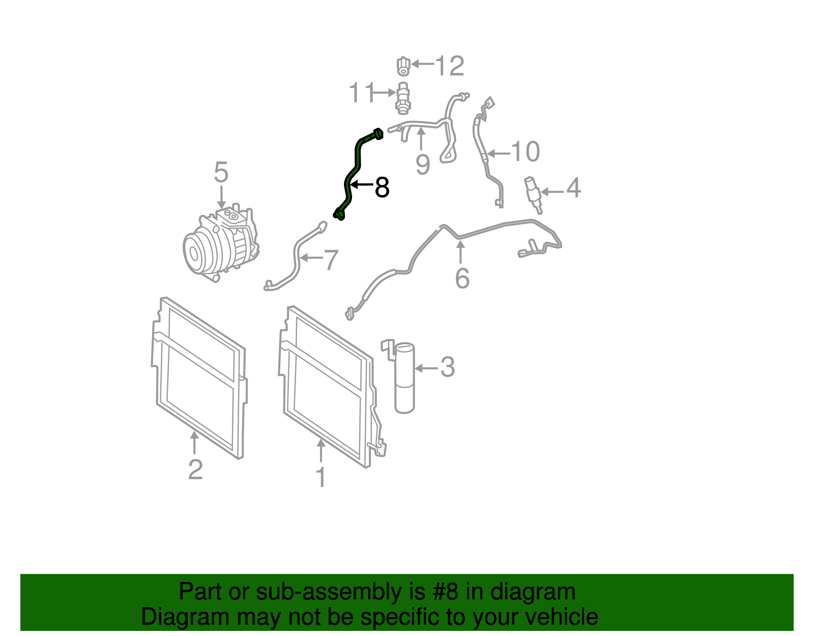 221-830-90-15-64 - AC Hoses 2010-2014 Mercedes-Benz | Mercedes-Benz ...
