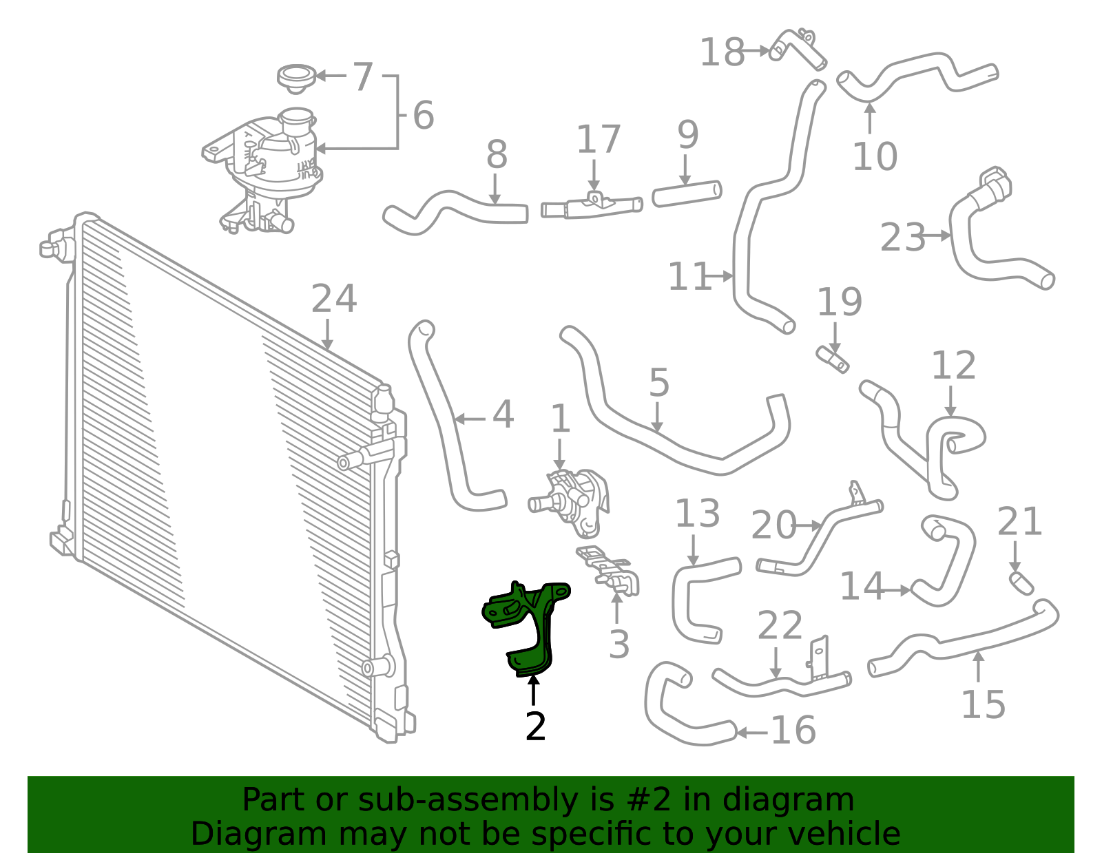 G9142-30010 - Drive Motor Inverter Cooler Water Pump Bracket 2024-2025 ...