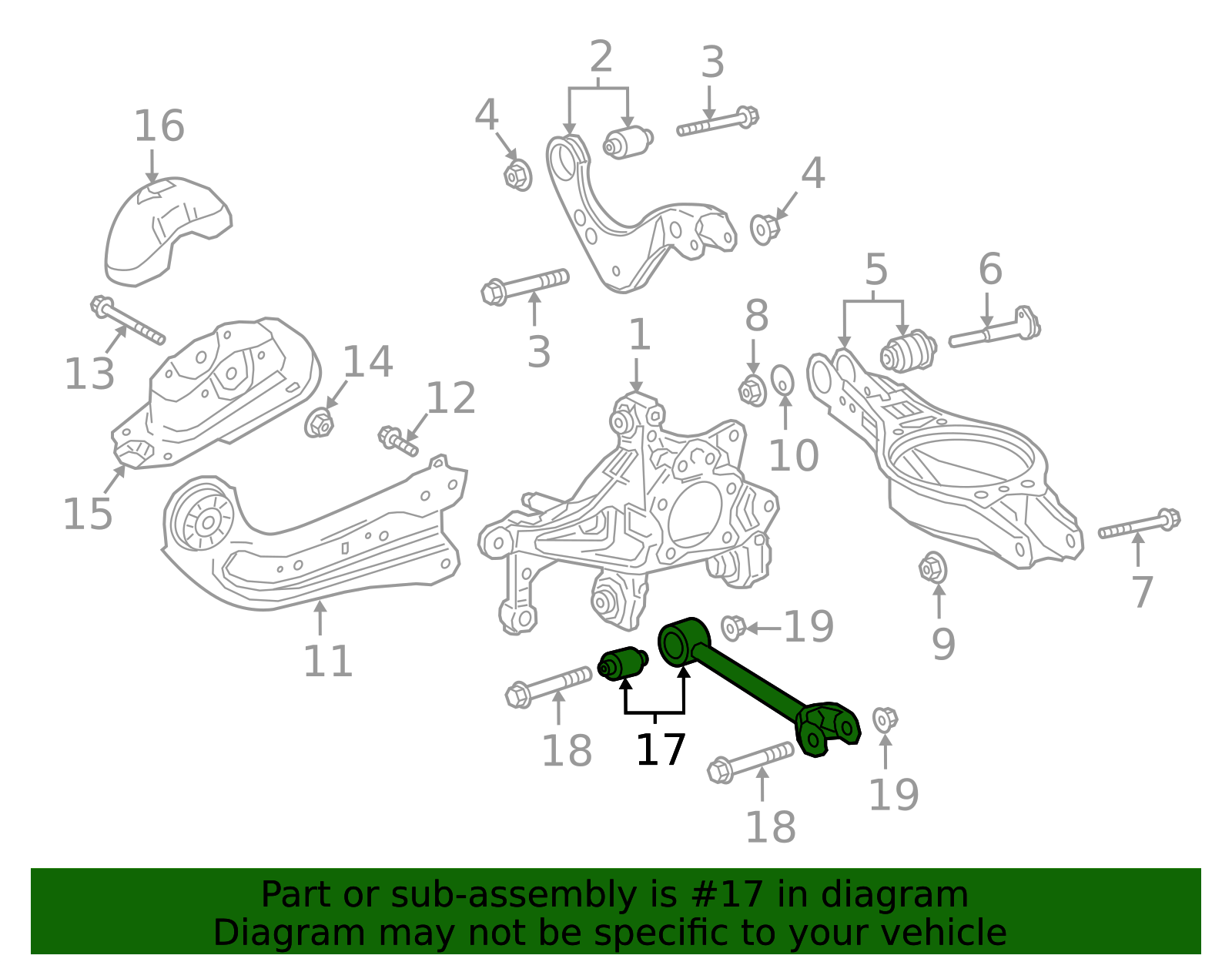 2018-2024 Toyota Trailing Arm 48780-06110 | Toyota Parts Center