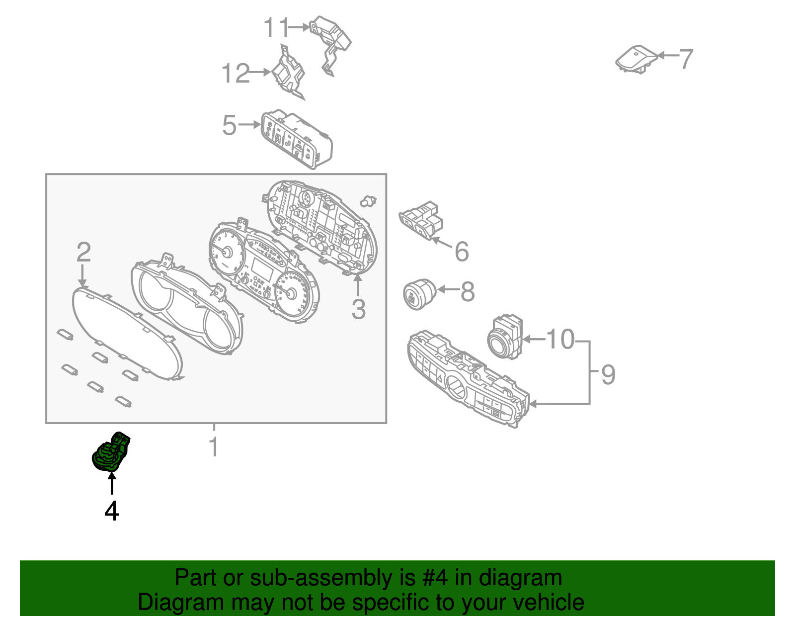 2014-2016 Kia Cadenza | Speaker | 96390-3R000 | Kia Auto Parts