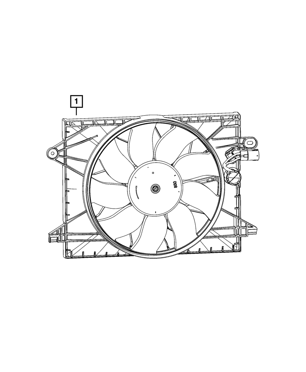 68504083AB - Radiator Cooling Fan Module 2021-2023 Dodge Charger | The ...