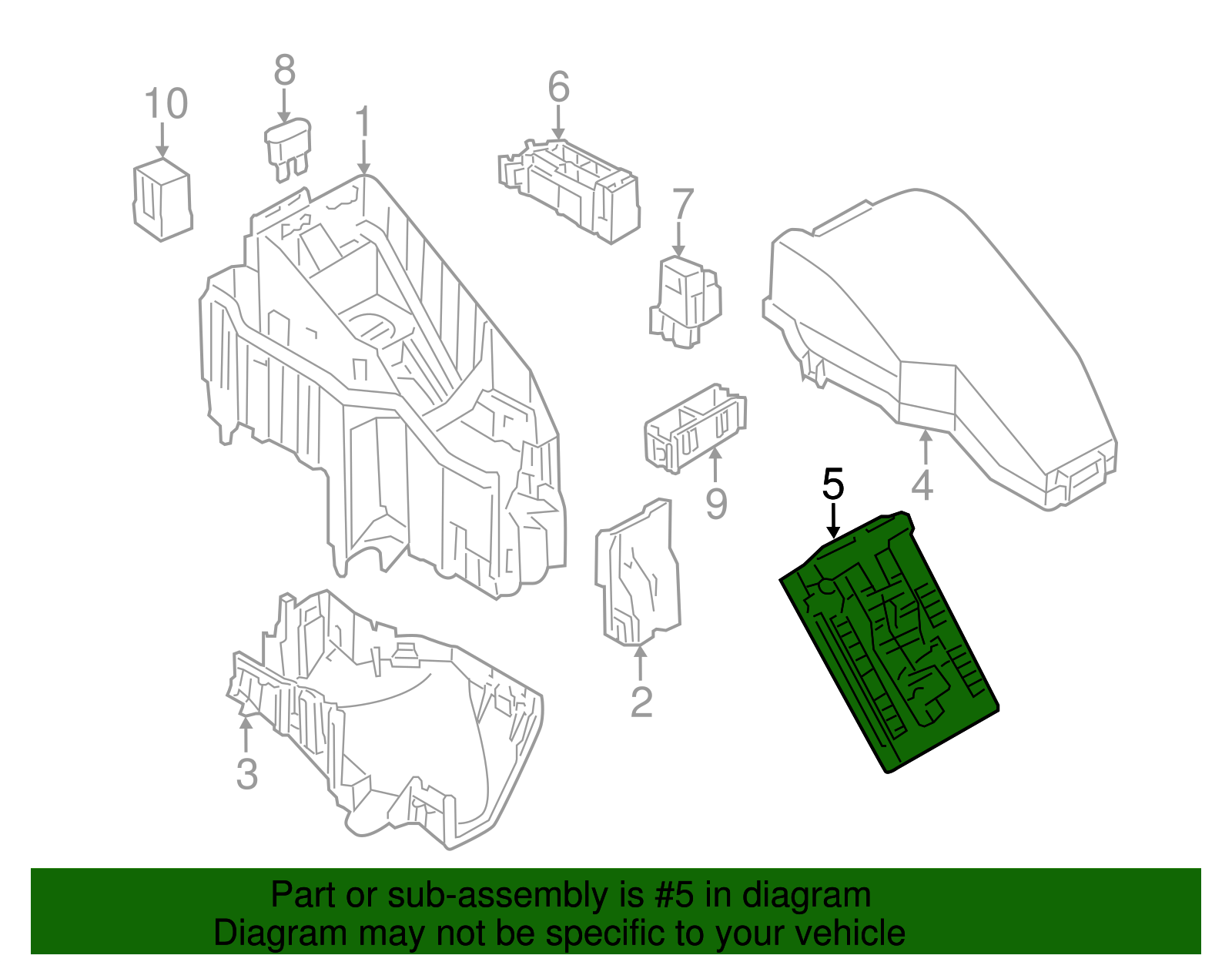 Genuine Ipdm Module (z51 L32 A35) - 284B7-1AA6B | NissanParts.cc ...