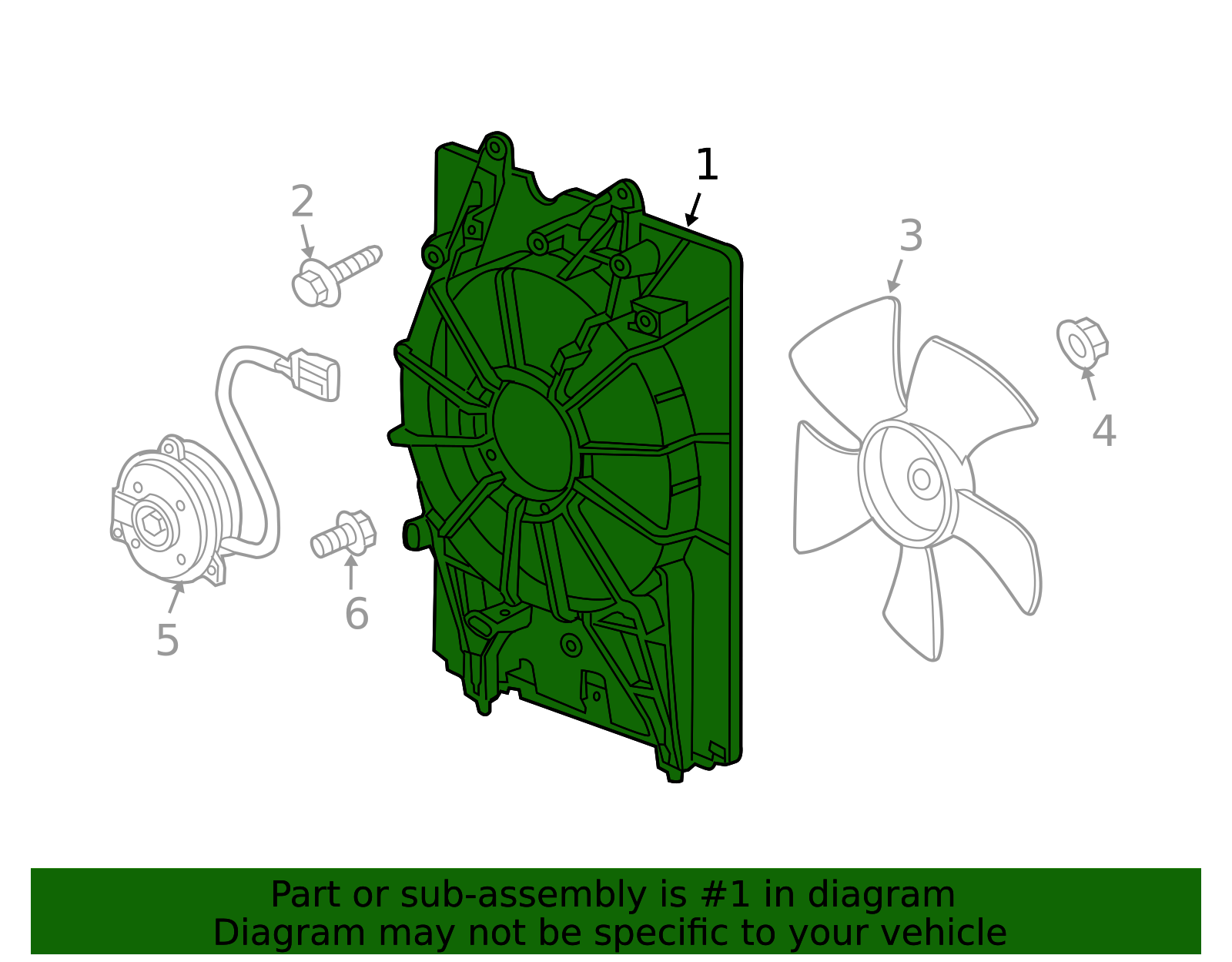 2009-2015 Honda Fan Shroud 19015-RN0-A01 | OEM Parts Online