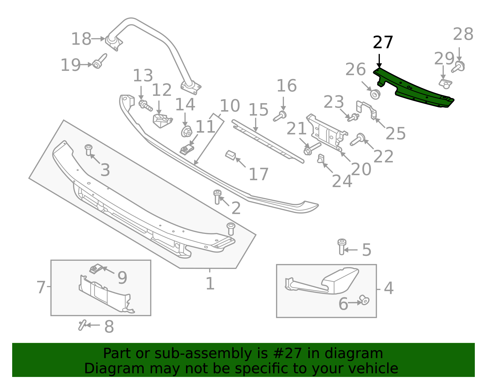 Genuine OEM Ford Part - Rear Reinforced M2DZ-17E814-A | Genuine OEM ...