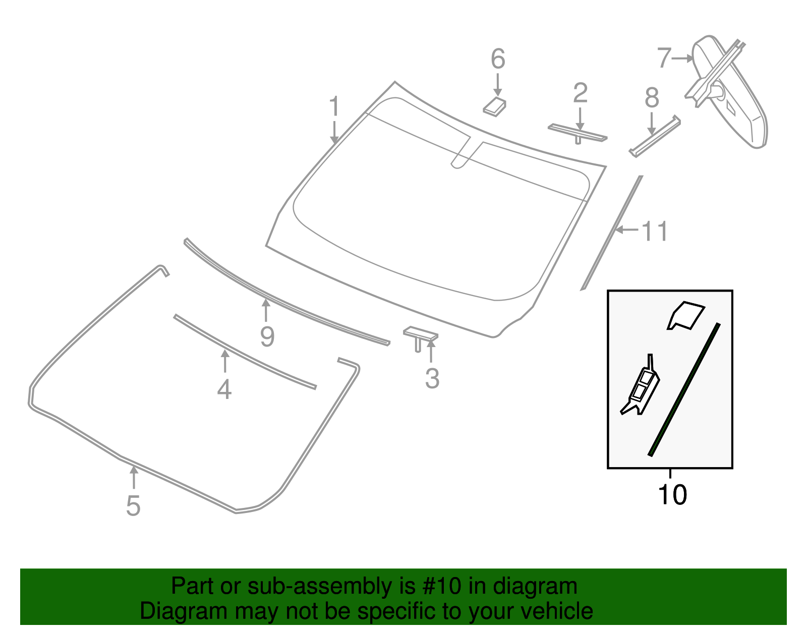 2013-2016 Nissan Pathfinder Side Molding 72763-3JA0A | OEM Parts Online
