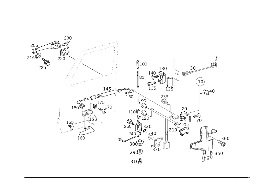 463-720-23-35 - Door Lock 2003-2018 Mercedes-Benz | Mercedes-Benz Parts ...