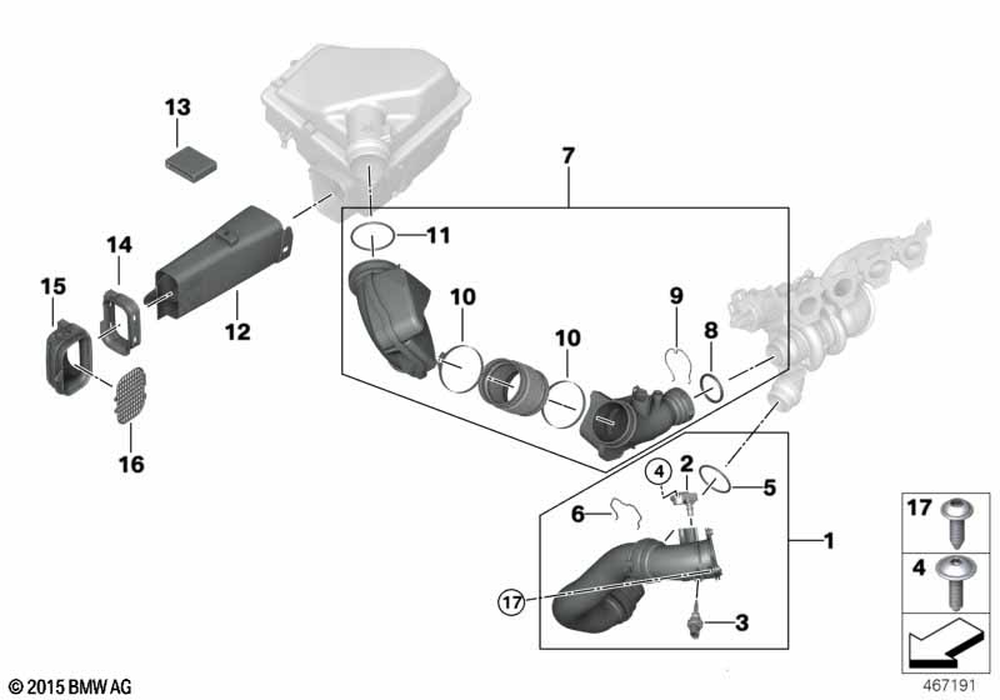 13717601067 - BMW Preformed Seal 2015-2025 BMW | Performance Auto Parts