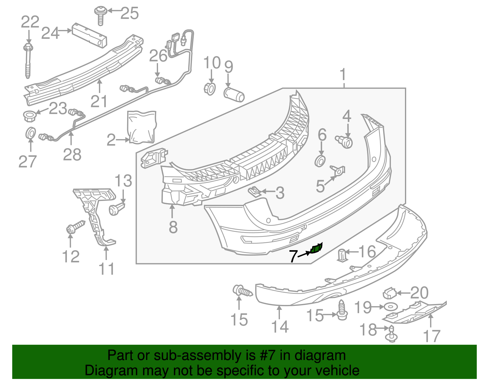 8R0-807-450-GRU - Tow Eye Cap 2009-2017 Audi Q5 | Audi OEM Parts Guy