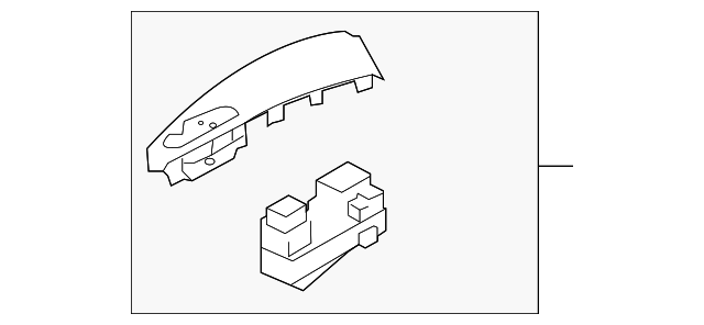 93580-2S510-9P - Window Switch 2010-2015 Hyundai Tucson | Hyundai Parts Pro