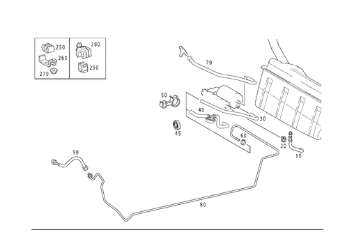 Fuel Lines for 1998 Mercedes-Benz SLK230 | Mercedes-Benz USA Parts