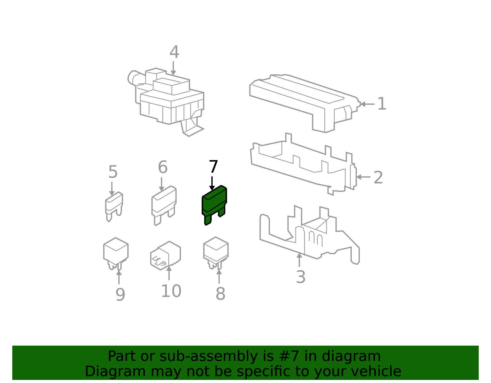 F8SZ-14526-DA - Circuit Breaker 1998-2023 Ford | Group 1 Auto Parts